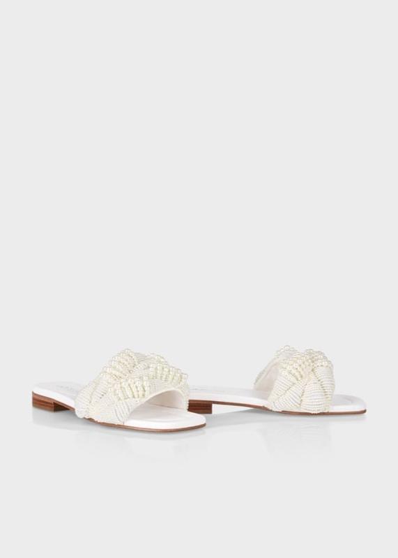 PEARL BEADED SUMMER SLIDES – Moya Sydney