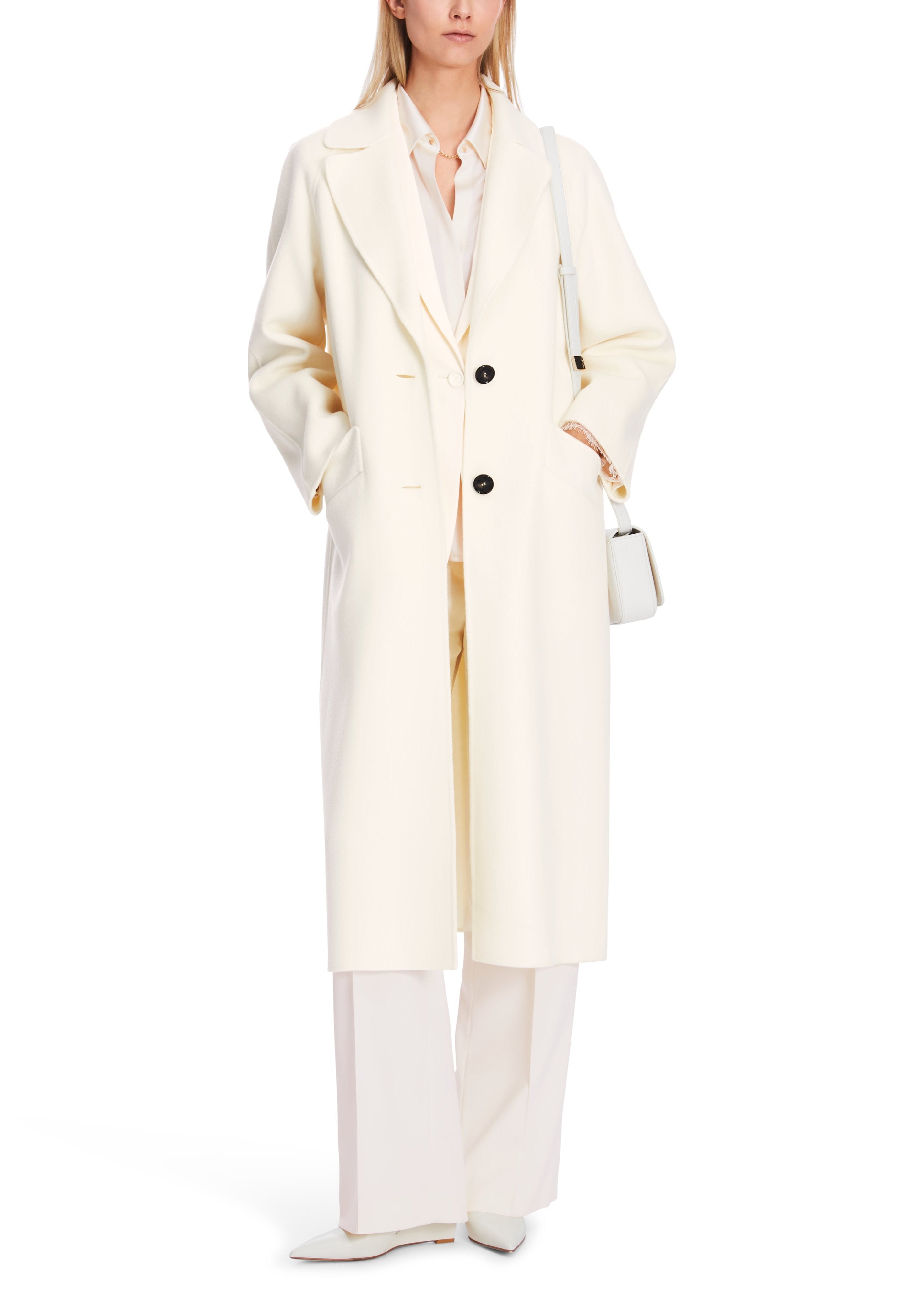 CREAM BOILED WOOL COAT – Moya Sydney