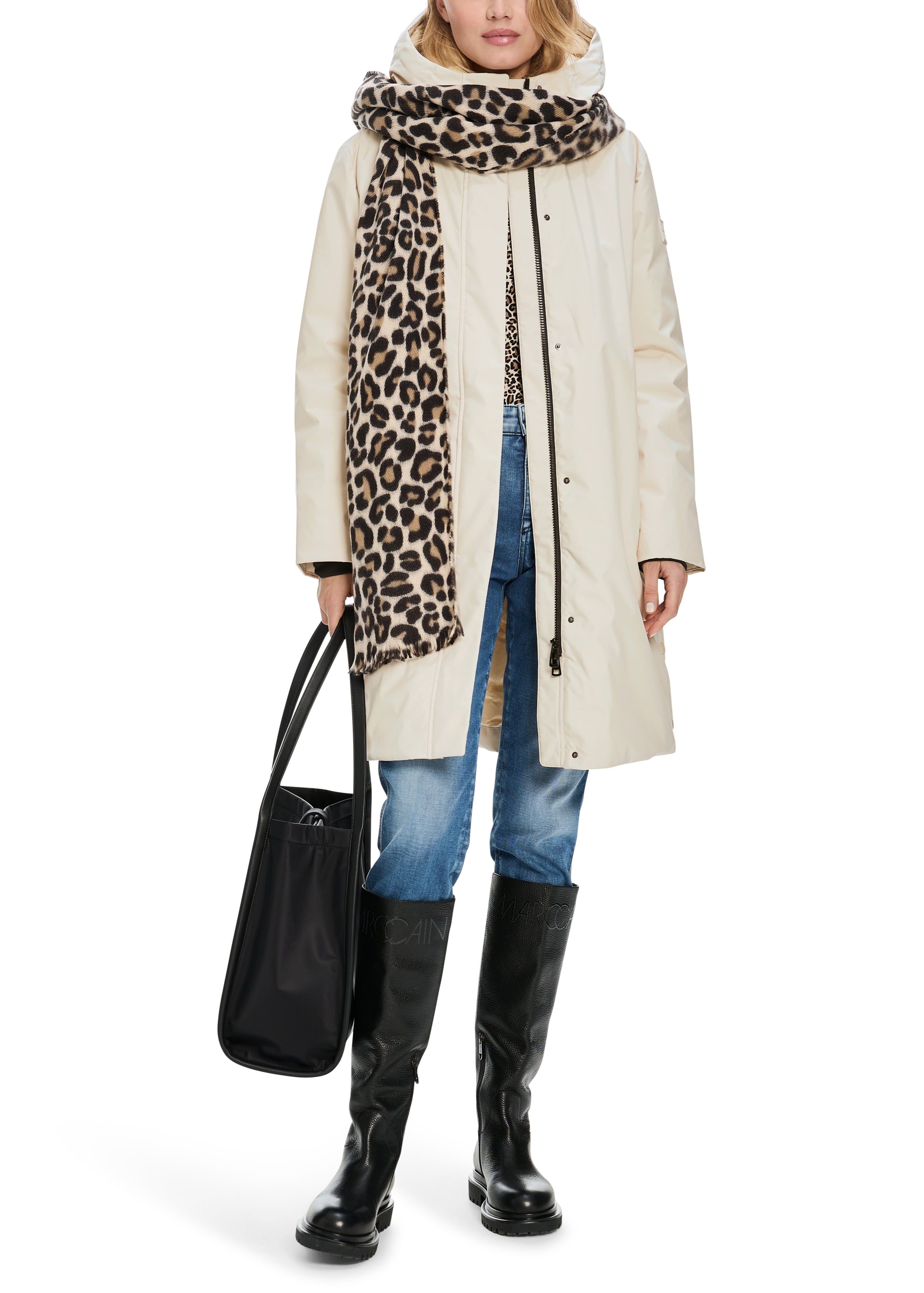 DOWN COAT W HOOD MIDI LENGTH – Moya Sydney